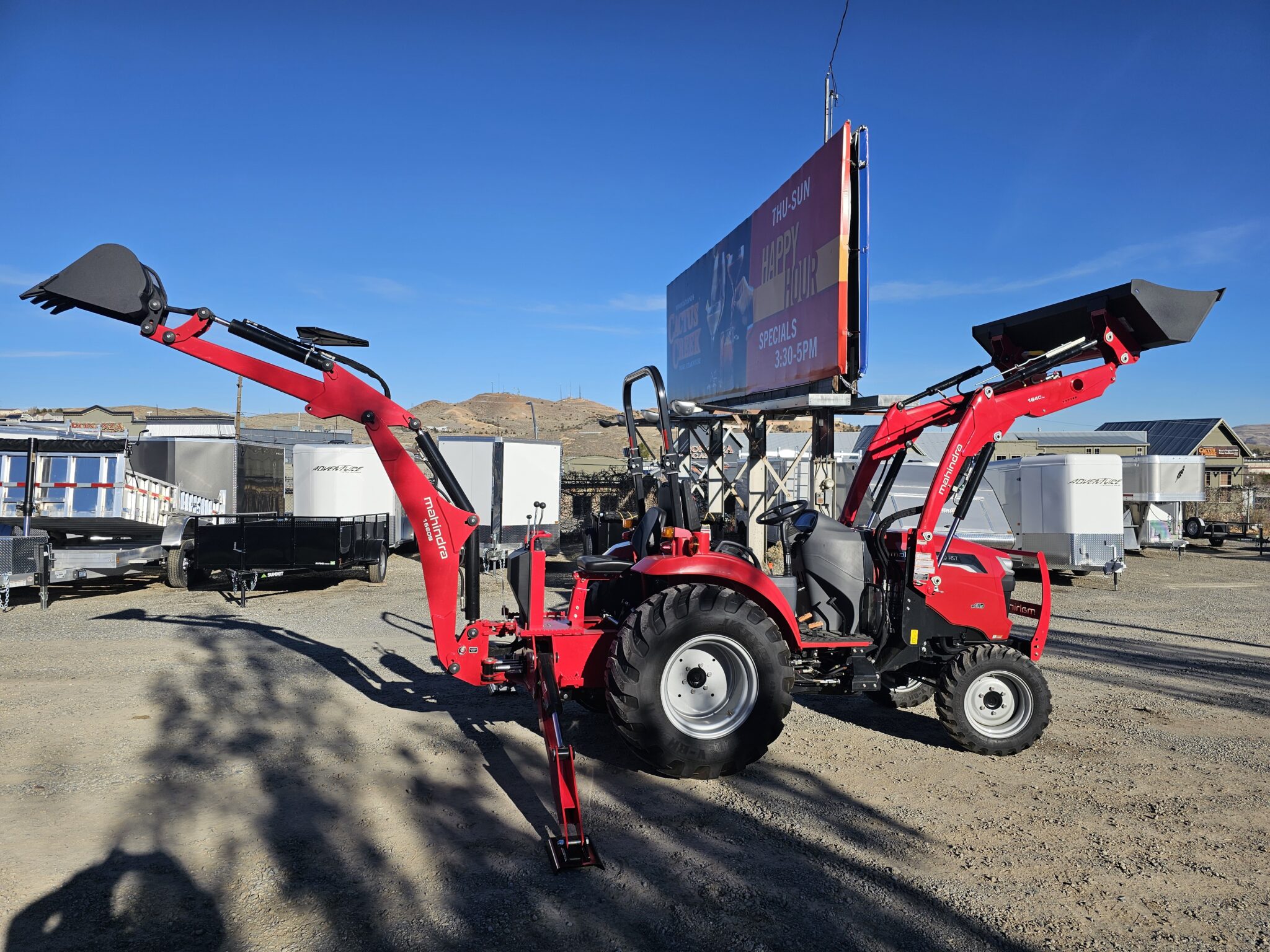 2024 Mahindra 1640 Refresh Model w/ Loader & Backhoe - Featherlite of Reno